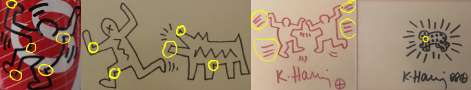 Authenticity of Keith Haring signatures. - A.I.thenticate Art